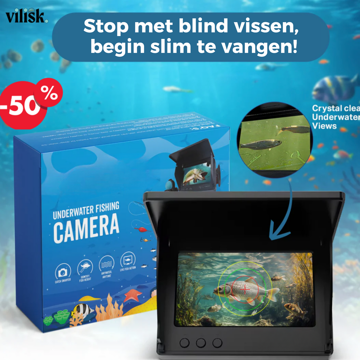 Viscam | Ontdek de onderwaterwereld, haarscherp! – Vilisk