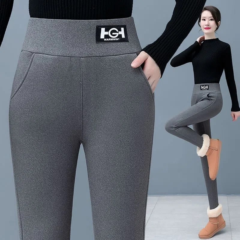Modieus Comfort | Thermische legging van superdikke winterfleece met h ...